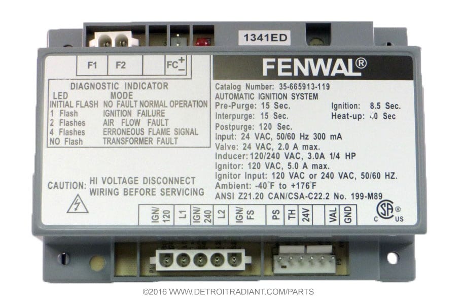 FENWAL 35-66 CIRCUIT BOARD – Industrial Radiant